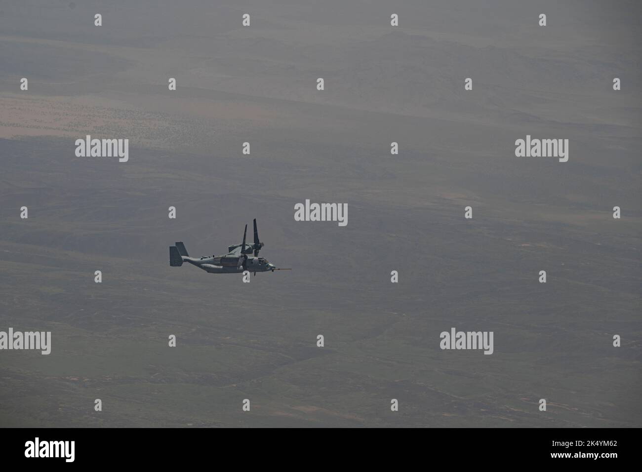 A U.S. Marine Corps MV-22 Osprey assigned to Marine Medium Tiltrotor ...