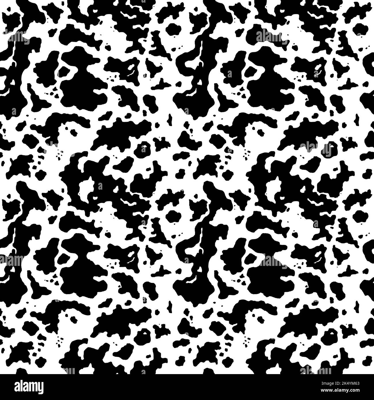 Cow skin seamless pattern. Cow hide vector texture for fashion design ...