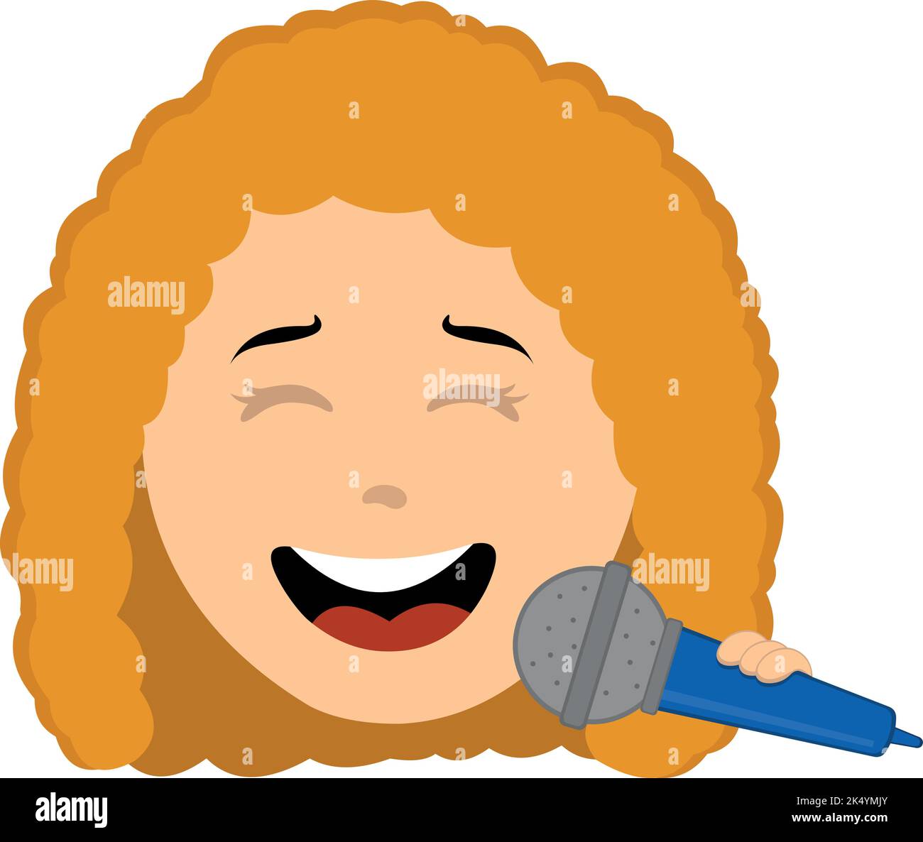Female Singer Entertainment Clipart