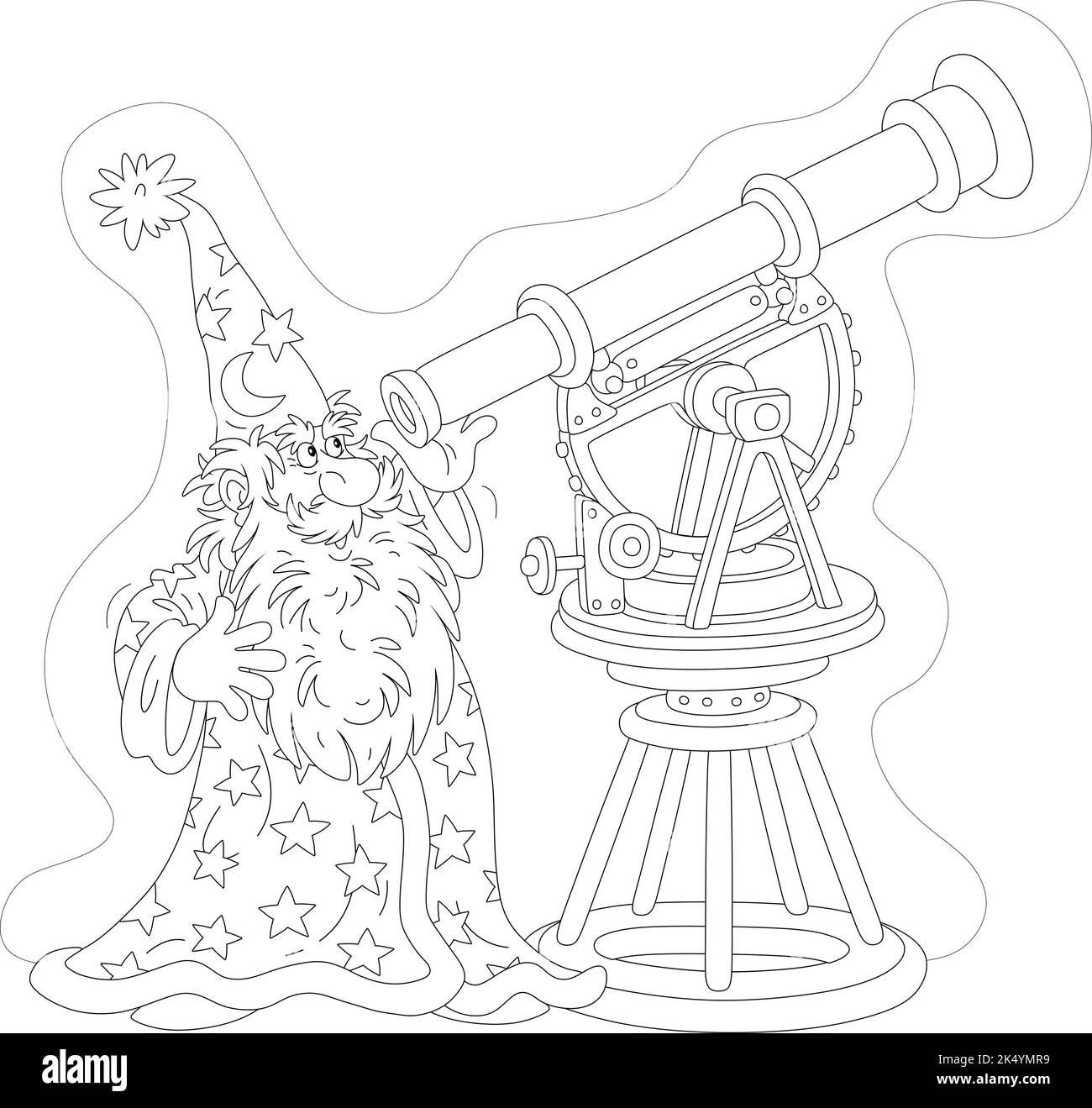 Old telescope Black and White Stock Photos & Images - Alamy