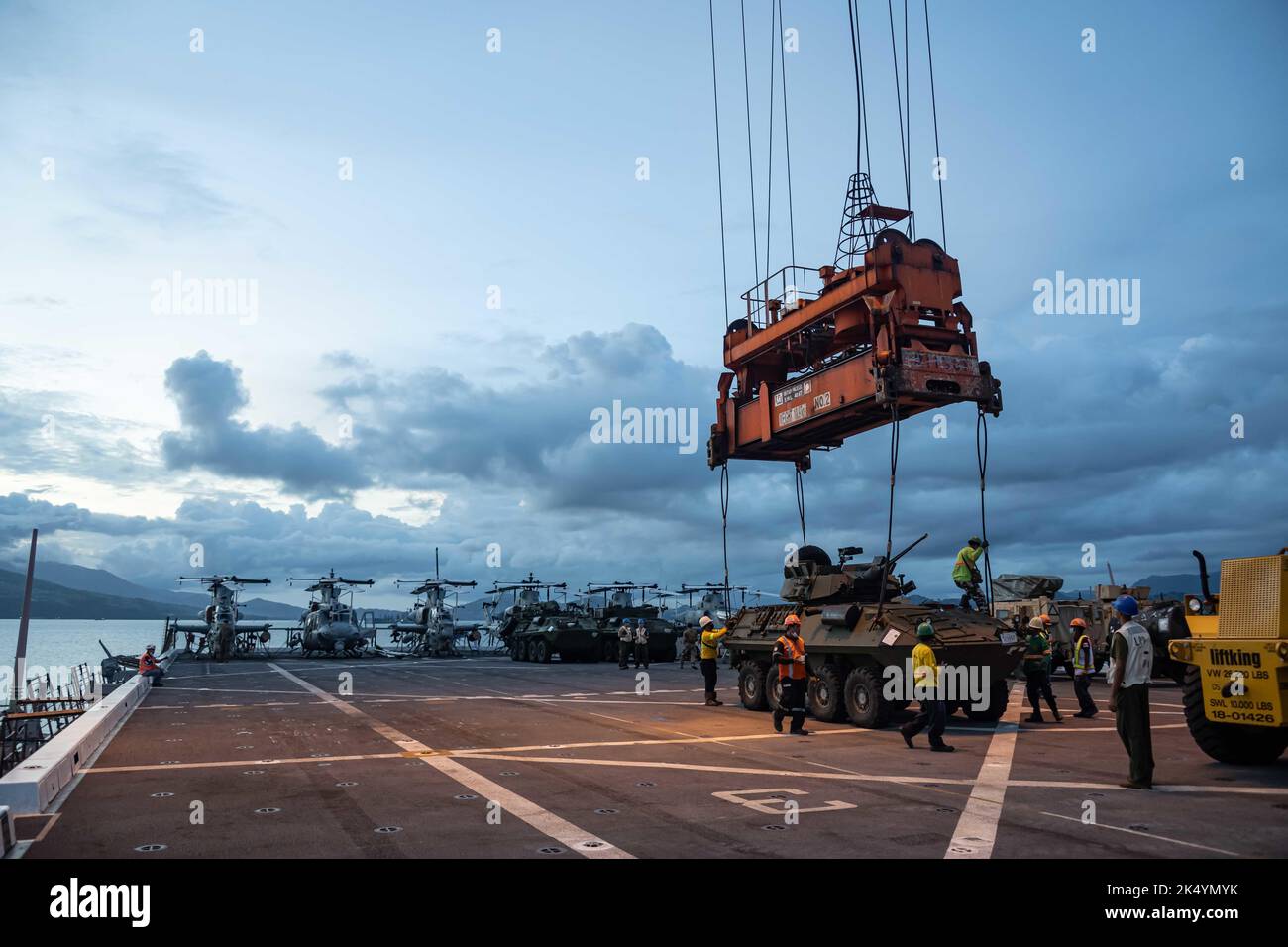 221001-N-XB010-1002 SUBIC BAY, Philippines (Oct. 1, 2022) – Contractors ...