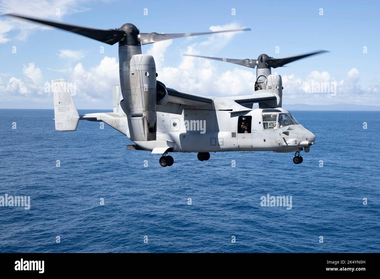 221004-N-IL330-1104 PHILIPPINE SEA (Oct. 4, 2022) – An MV-22 Osprey ...