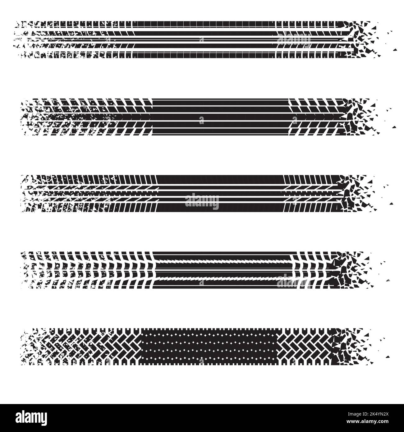 Tire track broken path Stock Vector Image & Art - Alamy Tire track broken path Stock Vector Image & Art - Alamy