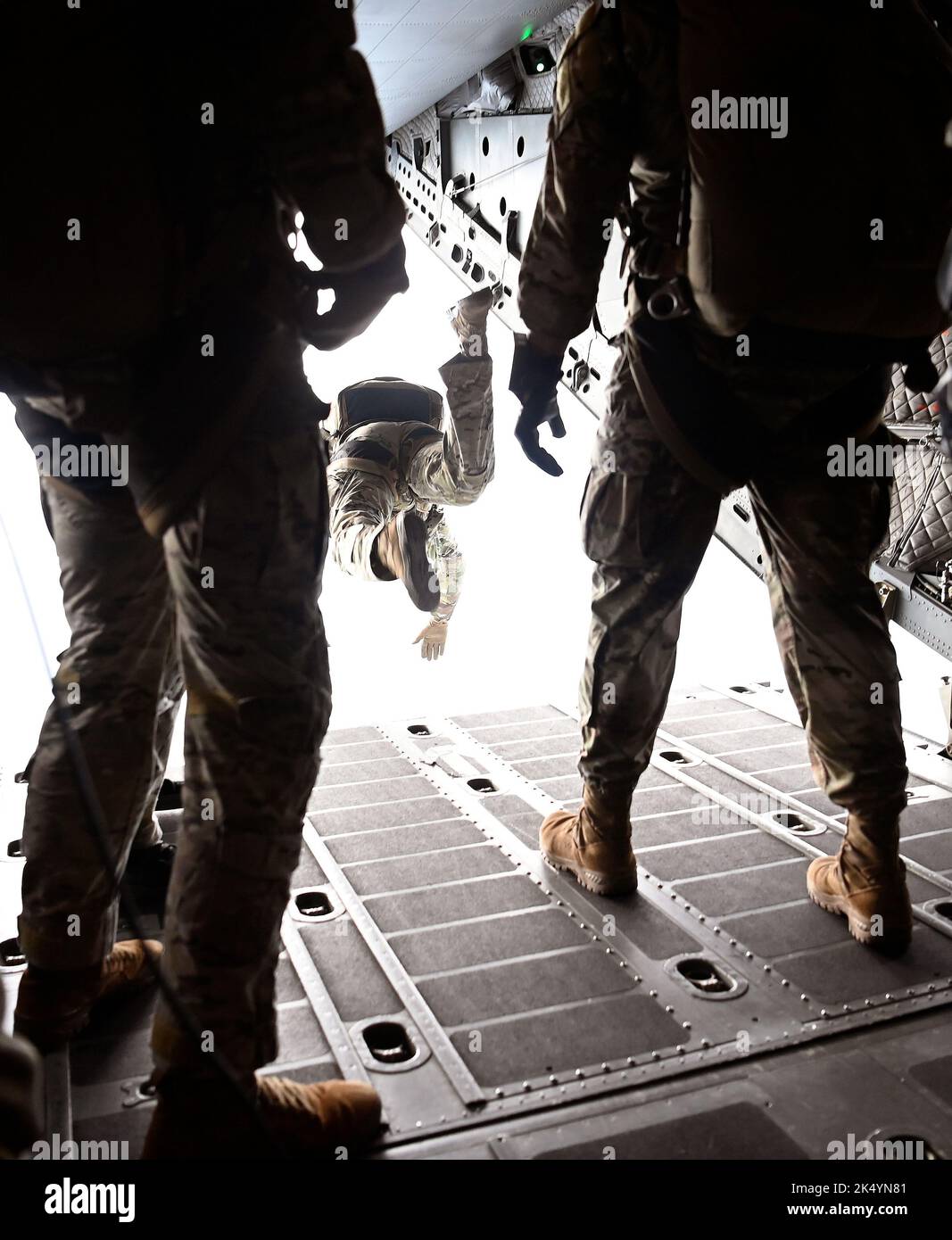 A Soldier from the U.S. Army John F. Kennedy Special Warfare Center and ...