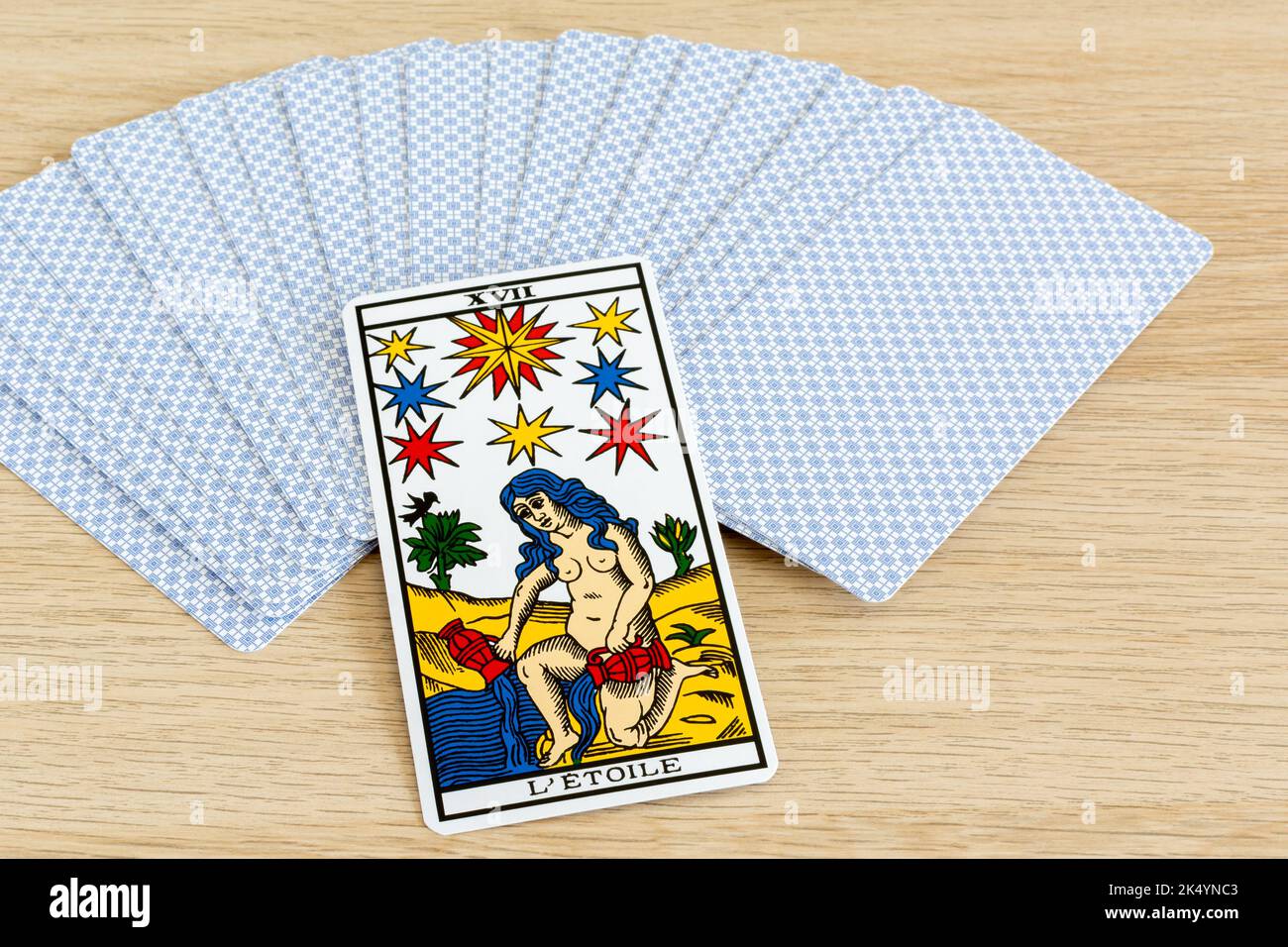 Tarot of Marseilles. The star Stock Photo - Alamy