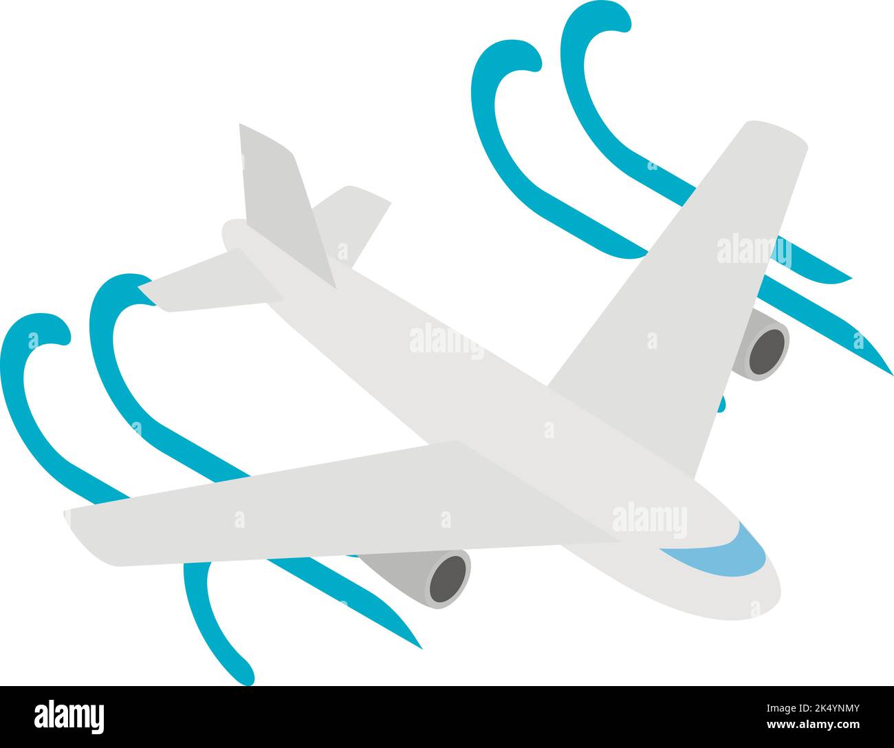 Airflow in an aircraft Stock Vector Images - Alamy