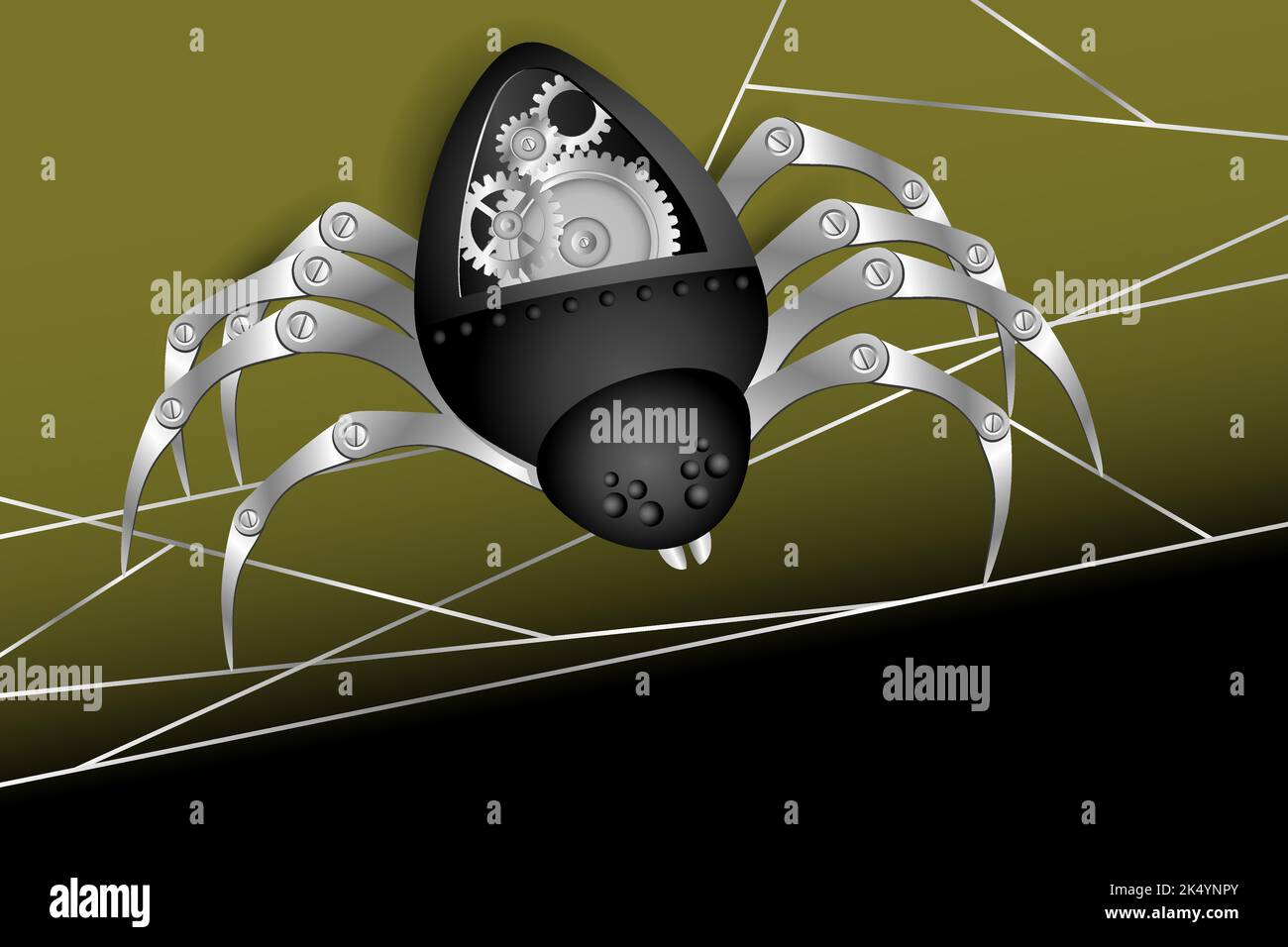 Robot spider Stock Vector Images - Alamy