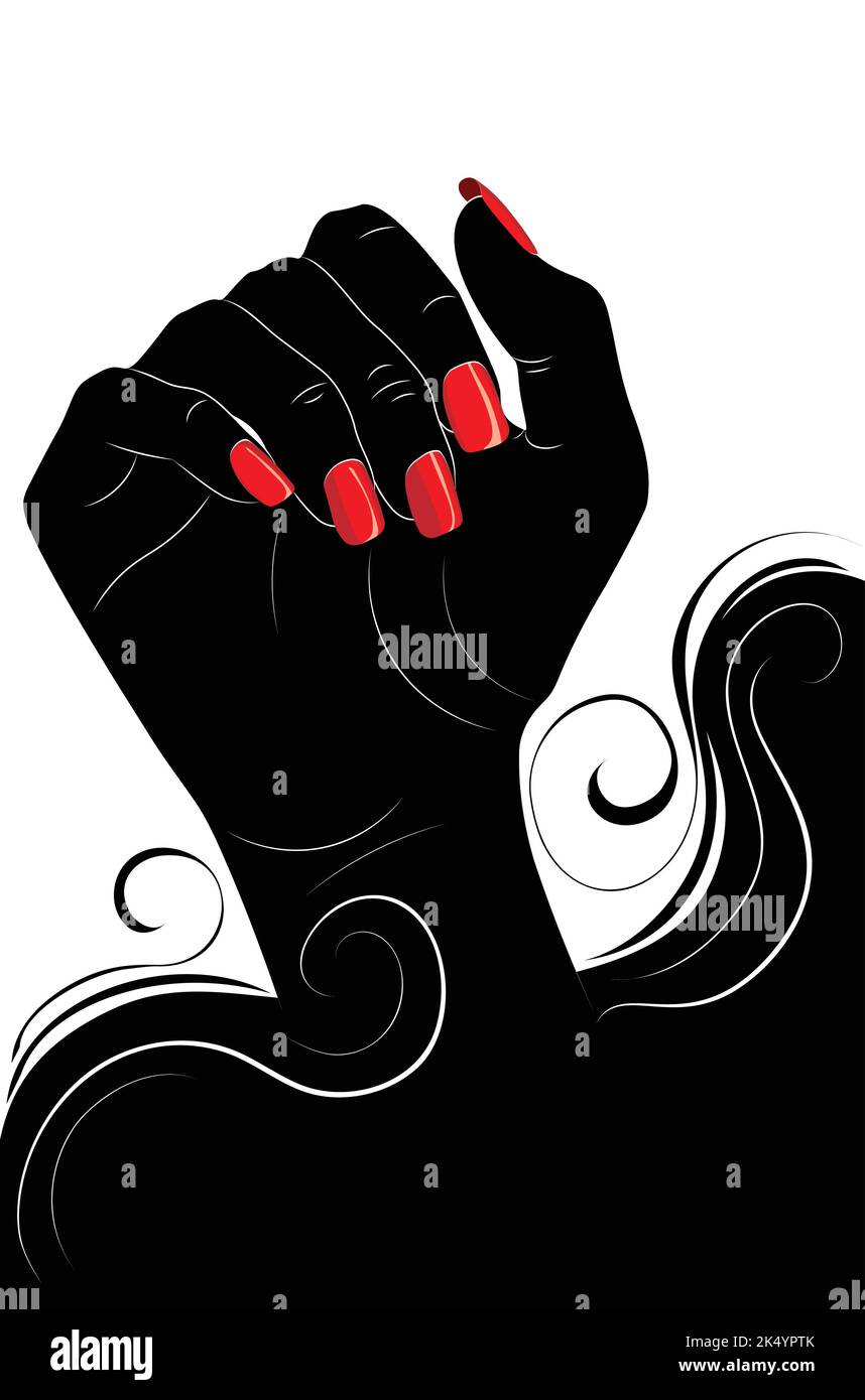Salon Nails Silhouette