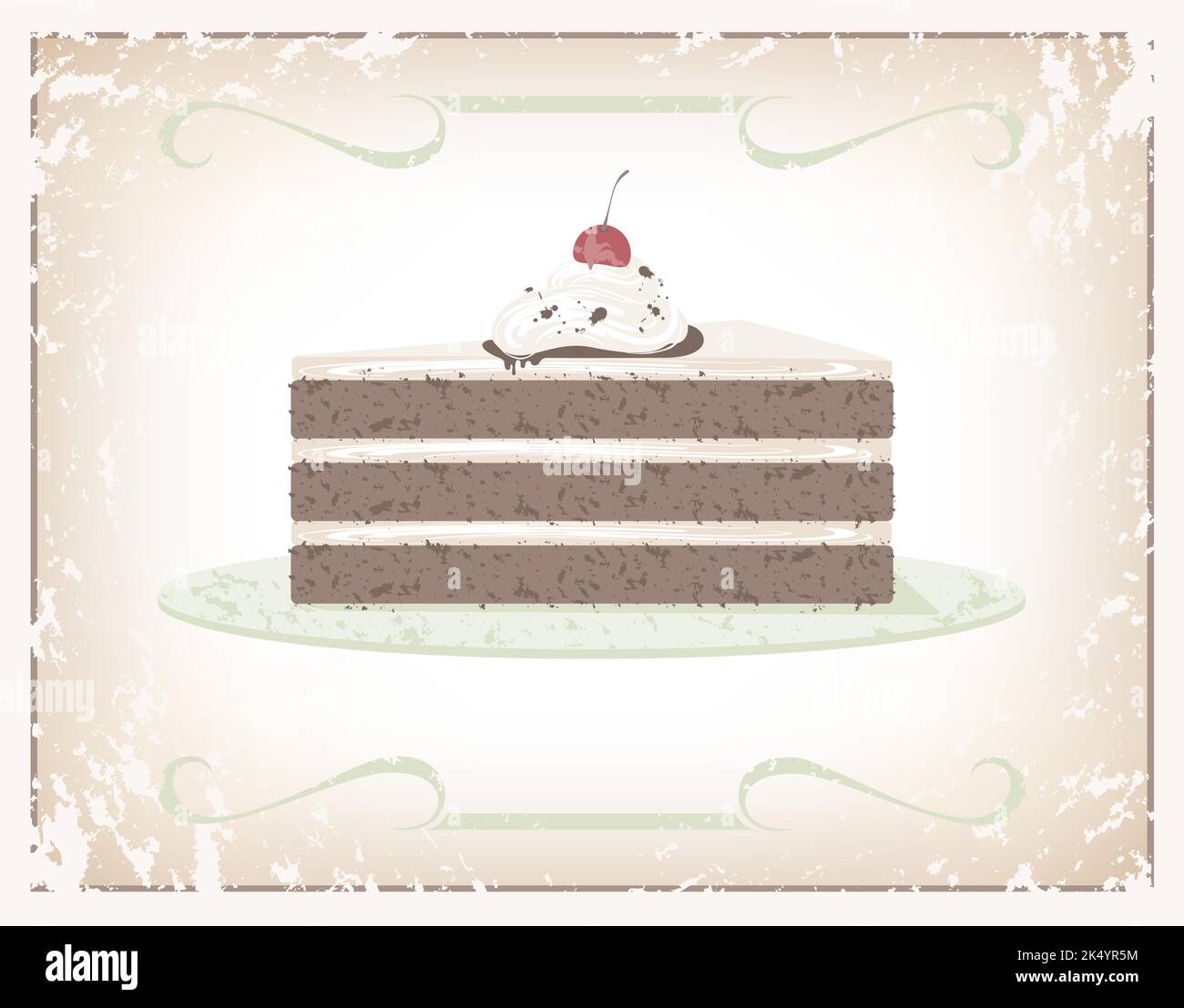 Sponge cake texture Stock Vector Images - Alamy