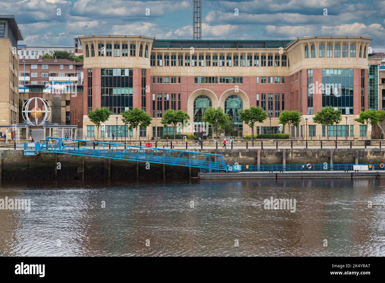 Newcastle-upon-Tyne, England, UK. Law Courts Building on the River Tyne ...