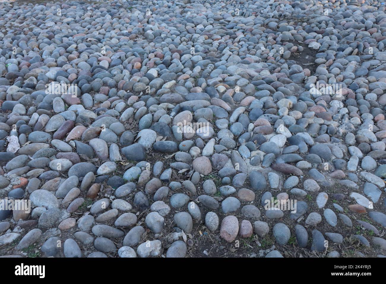 round rocks texture Stock Photo - Alamy