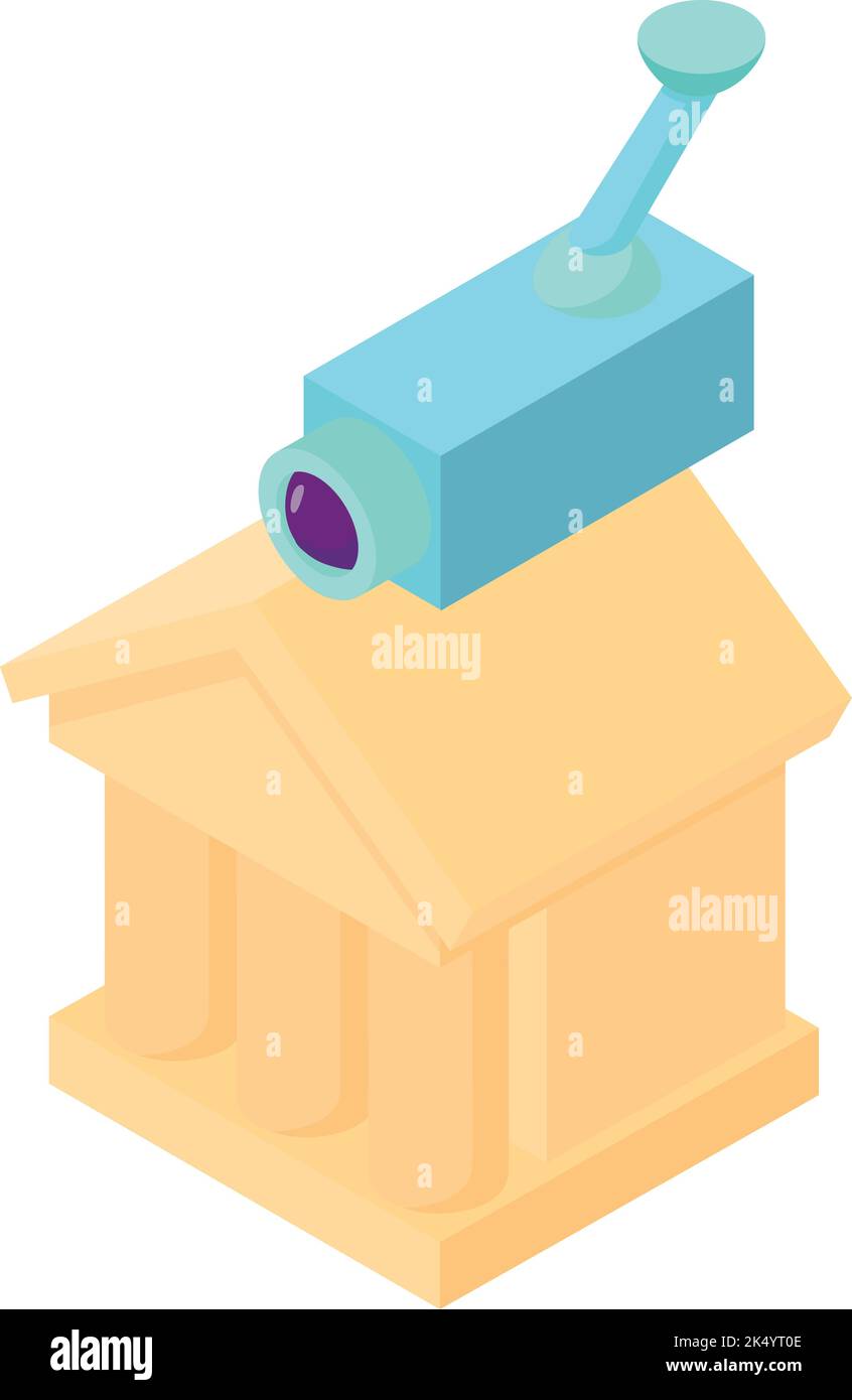 Historical building icon isometric vector. Theater, museum building ...