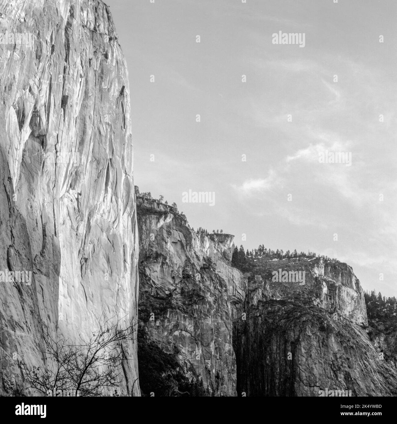 Yosemite national park aerial Black and White Stock Photos & Images - Alamy
