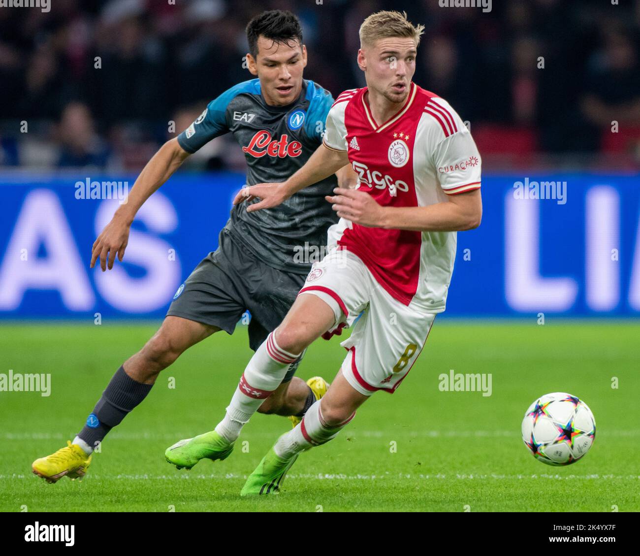 Amsterdam, Netherlands. 05th Oct, 2022. Kenneth Taylor of Ajax and ...
