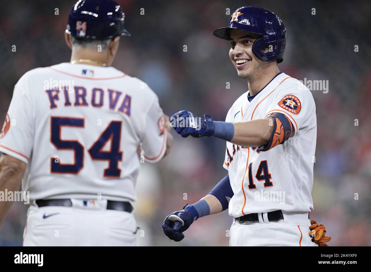 Houston, United States. 04th Oct, 2022. Houston Astros pinch hitter ...