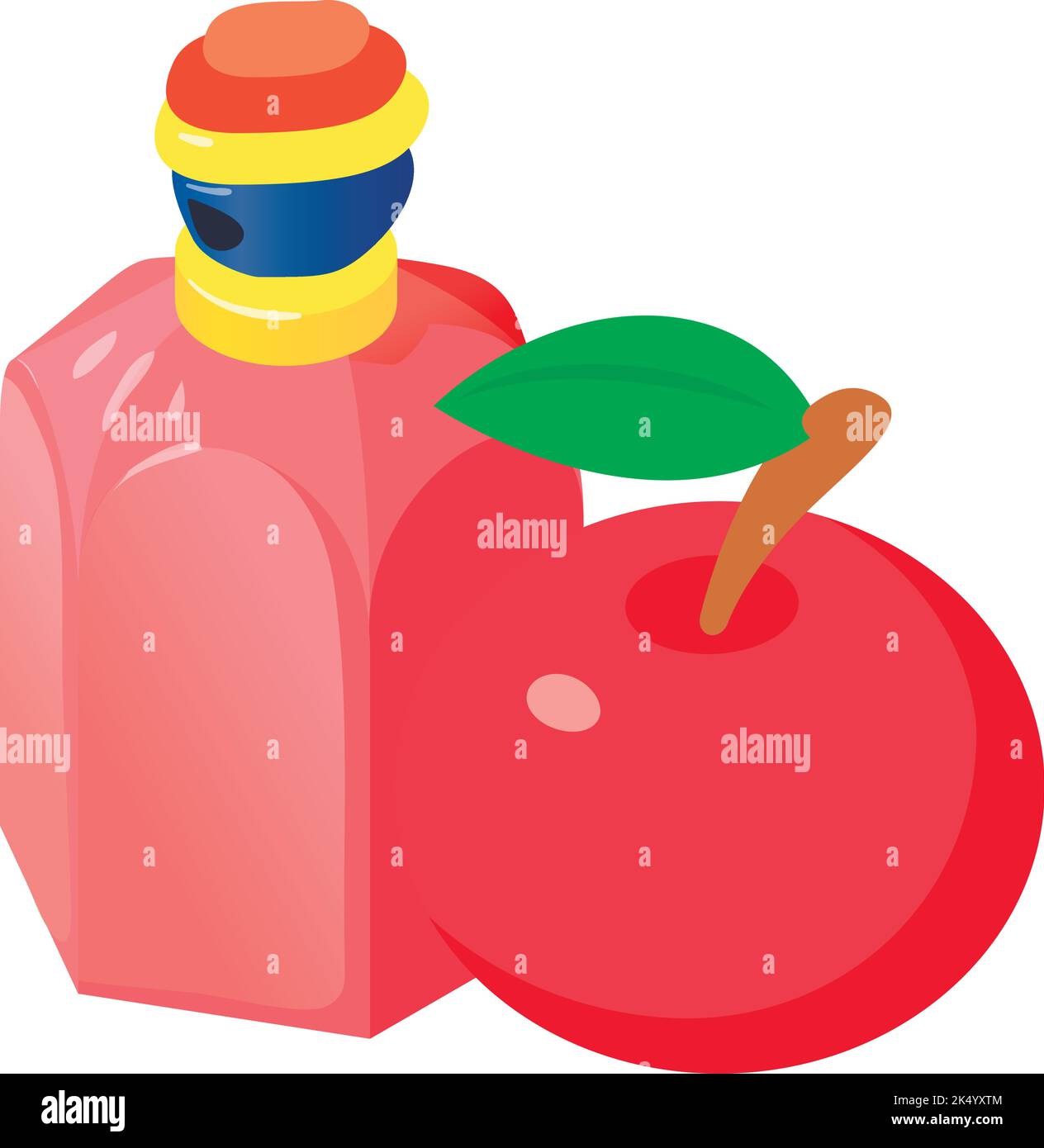 Luxury perfume icon isometric vector. Beautiful bottle of perfume and ...