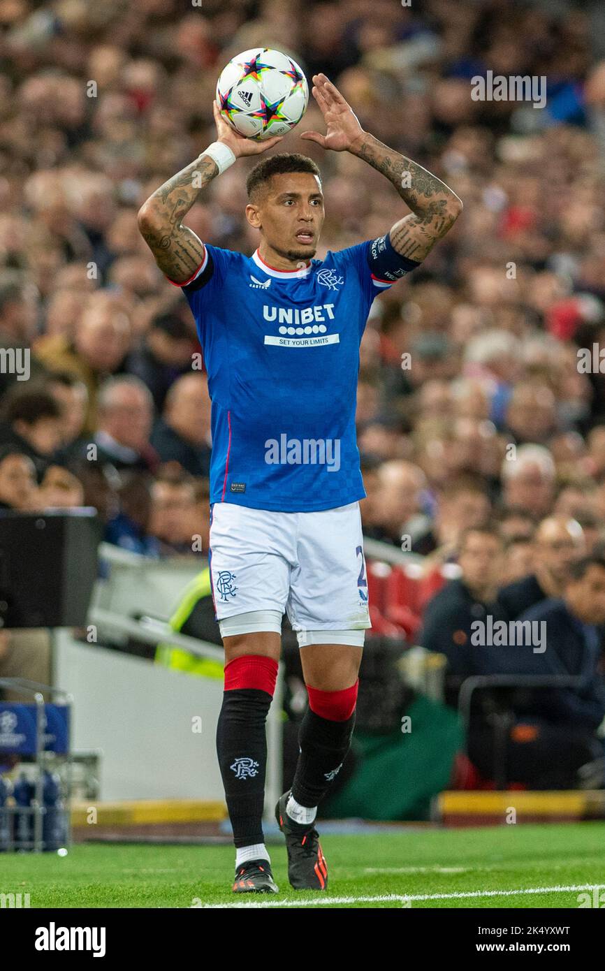 October 4, 2022, Liverpool, Merseyside, England: Anfield James ...