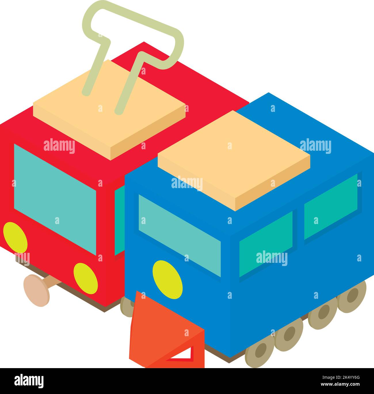 Electric blue locomotive Stock Vector Images - Alamy