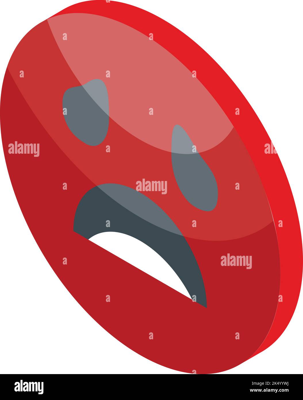 Bad satisfaction level icon isometric vector. Customer feedback. Meter ...