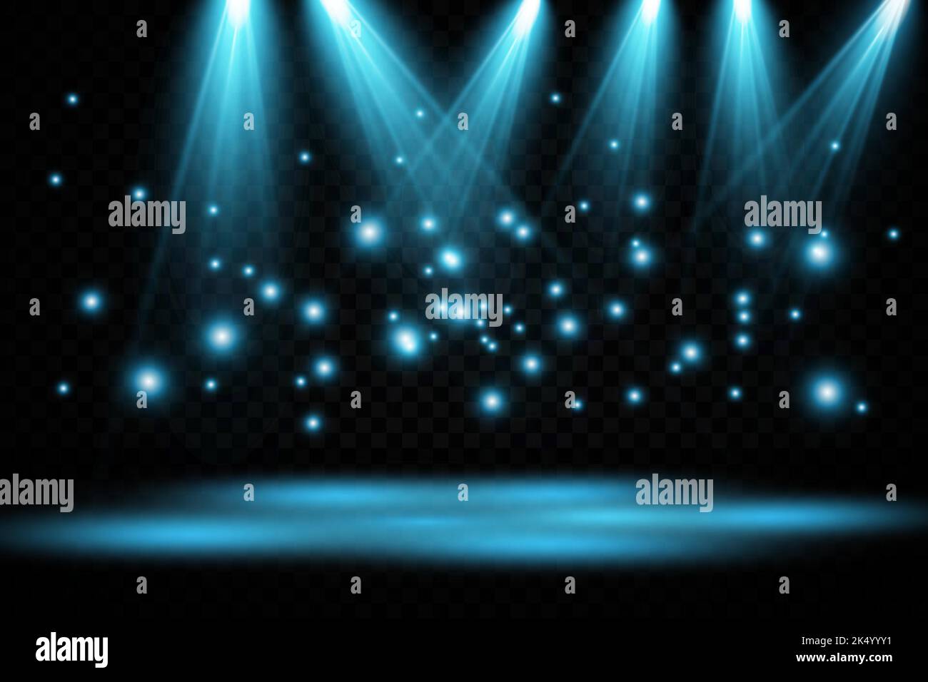 Vector Spotlights. Scene. Light Effects. Glow light effect. Vector ...