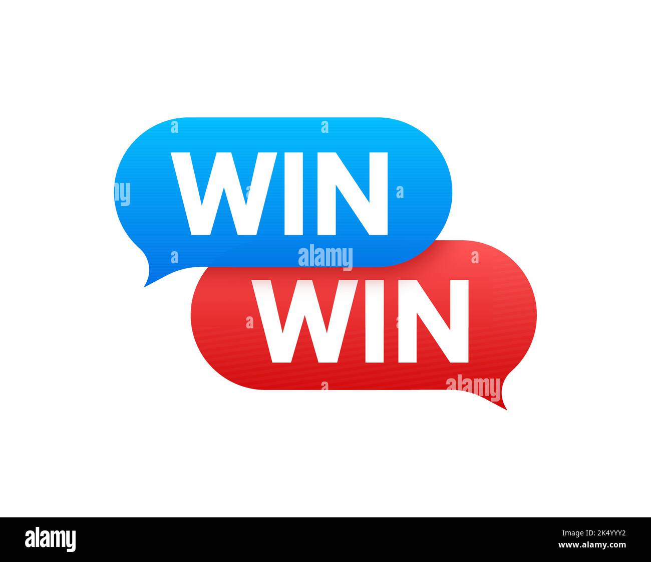 Win-win strategy. Partnership, Deal. Vector stock illustration Stock ...