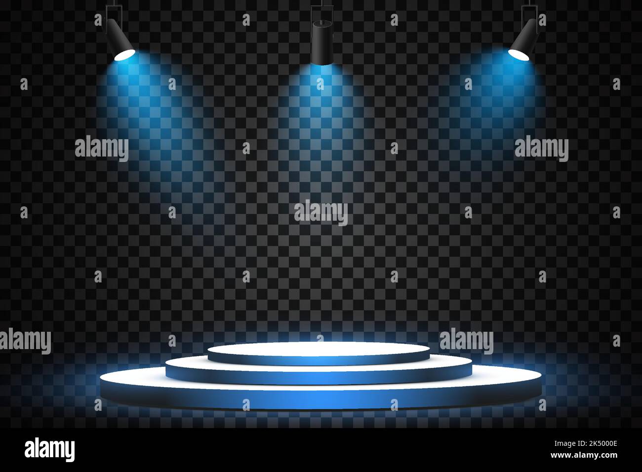 Vector Spotlights Scene Light Effects Glow Light Effect Vector Illustration Stock Vector