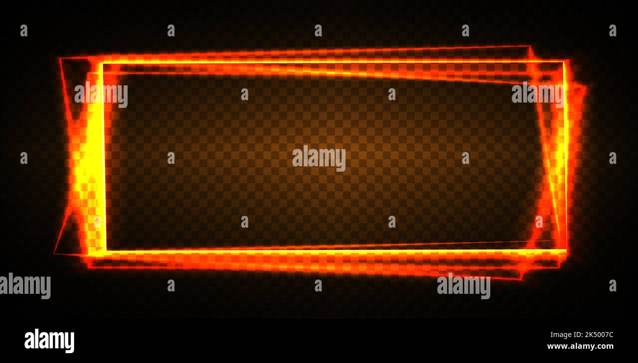 Transparent light effect square lens. Abstract sparkling sparkle ...