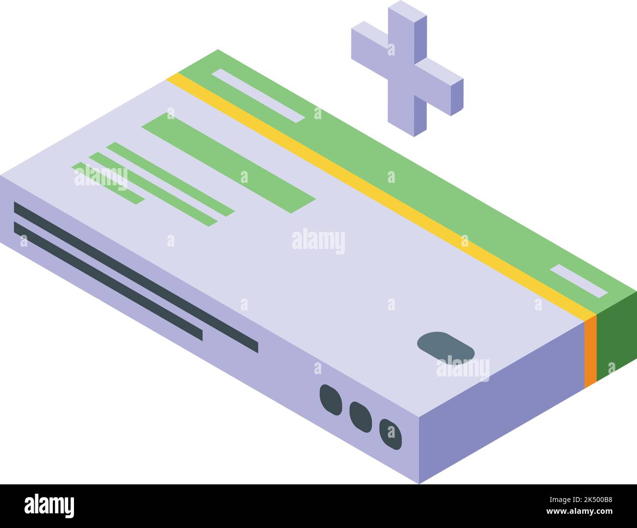 Antiviral medicines box icon isometric vector. Medicine treatment ...