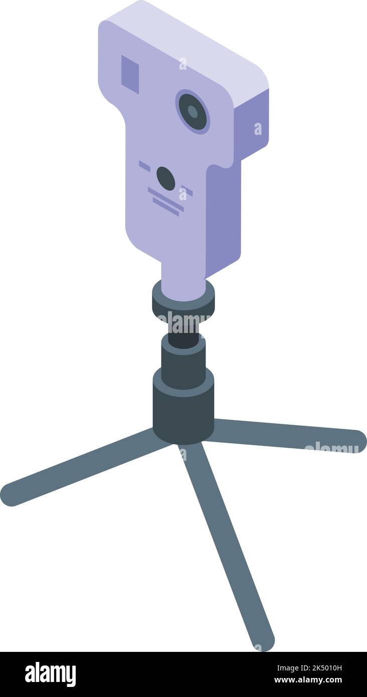 Research camera icon isometric vector. Experiment test. Medicine ...