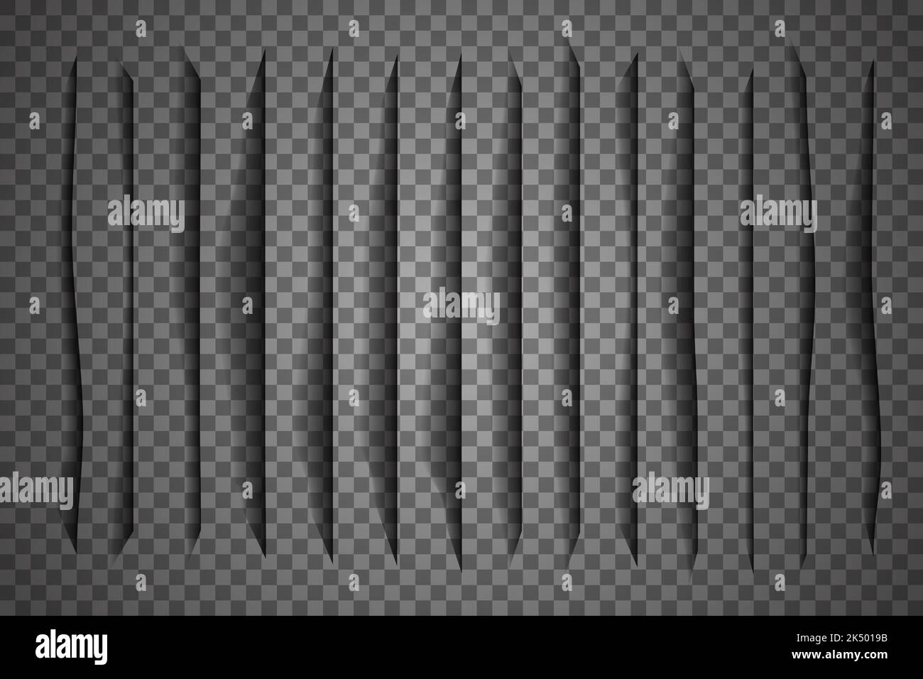 Page divider with transparent shadows isolated. Pages separation vector set. Transparent shadow ...