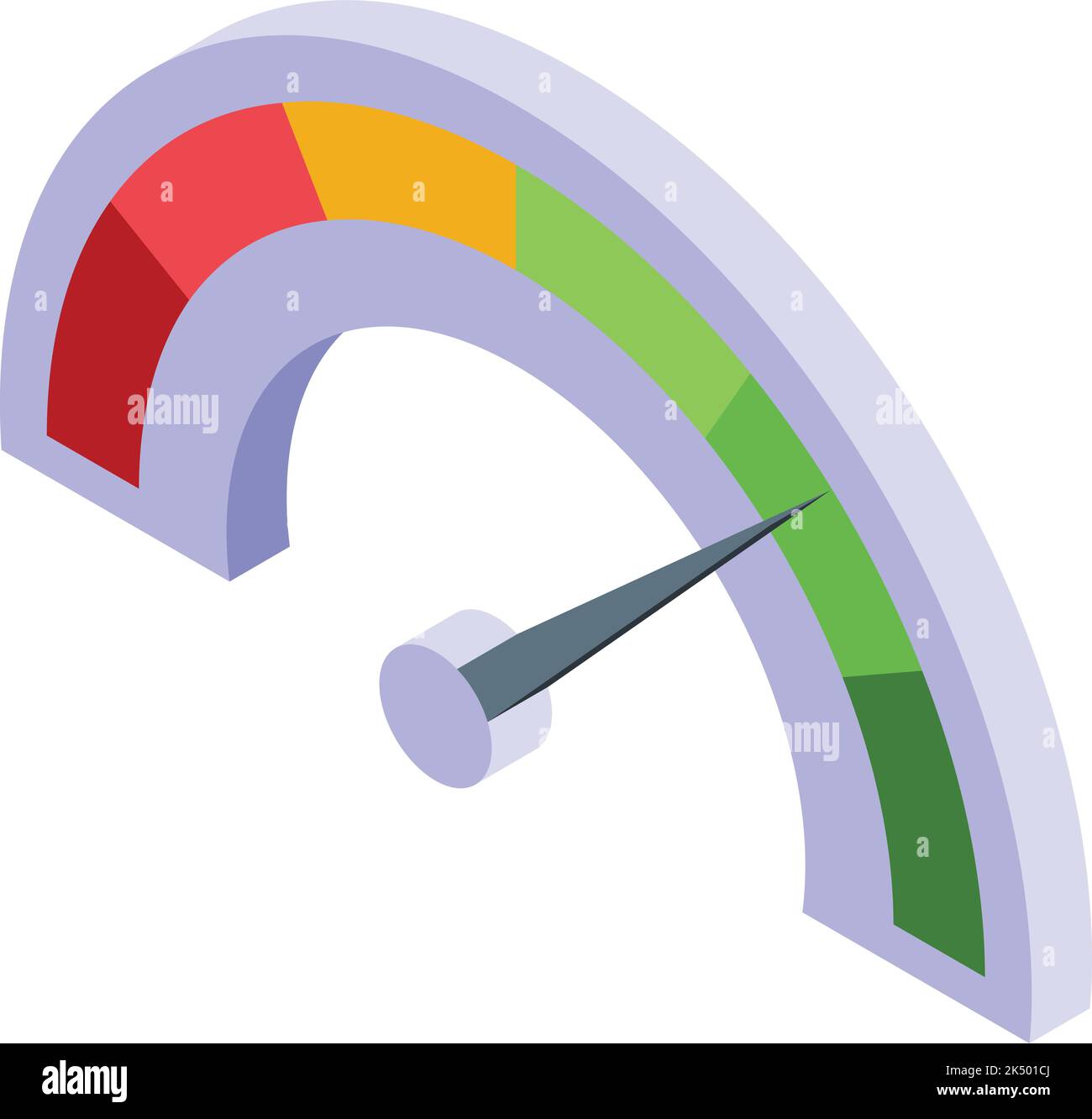 Speedometer gauge icon isometric hi-res stock photography and images ...