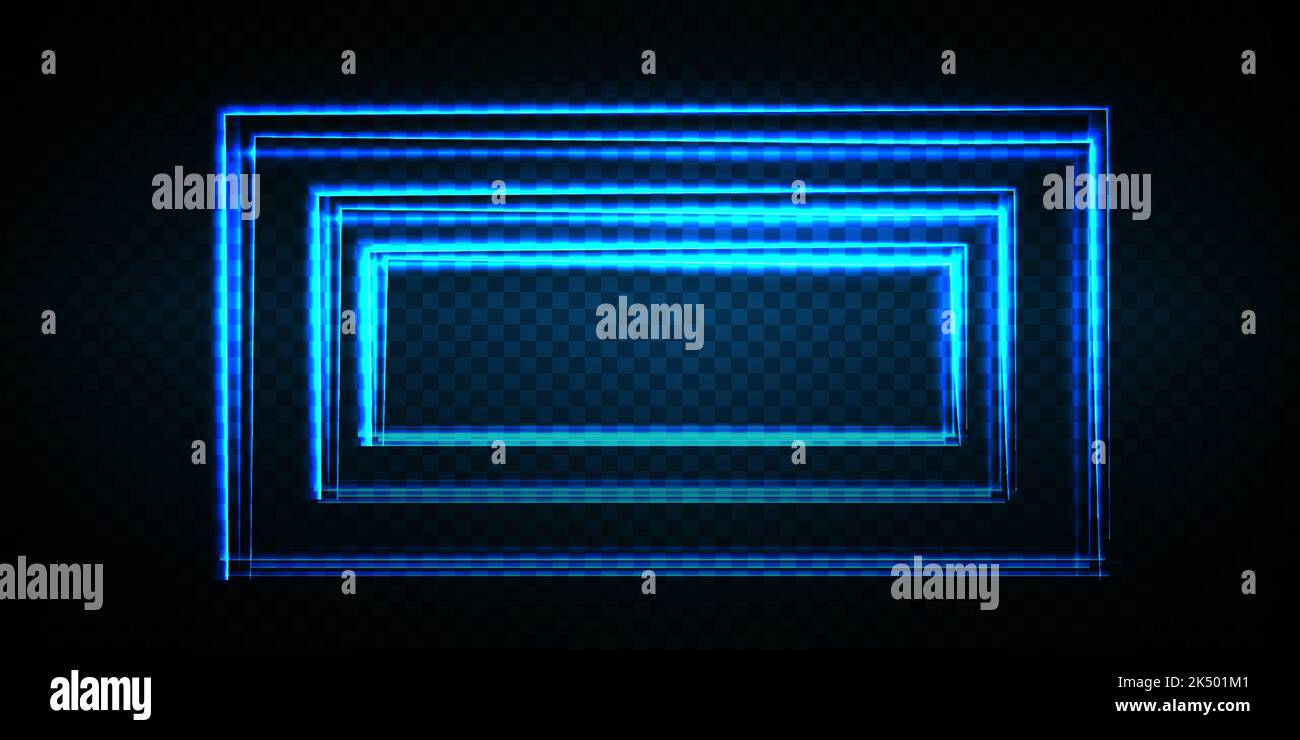 Transparent light effect square lens. Abstract sparkling sparkle ...