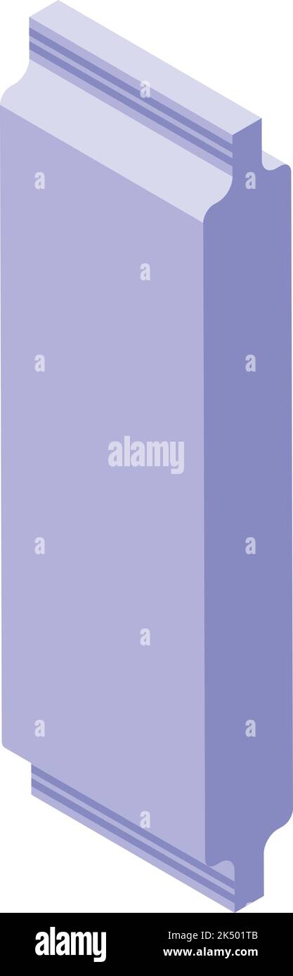 Candy pack icon isometric vector. Snack packet. Food box Stock Vector ...