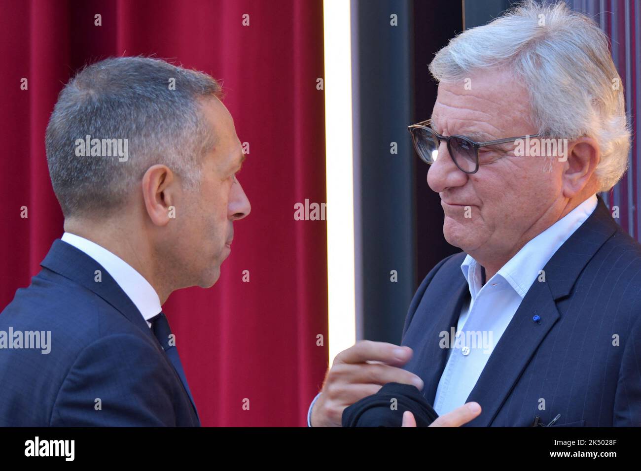 Paris, France. 04th Oct, 2022. Sidney Toledano (right) CEO LVMH Fashion ...