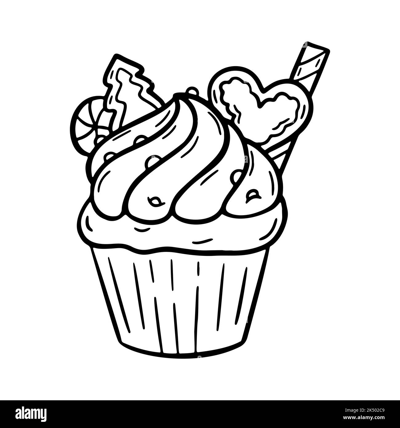 Printable Cupcake Pattern