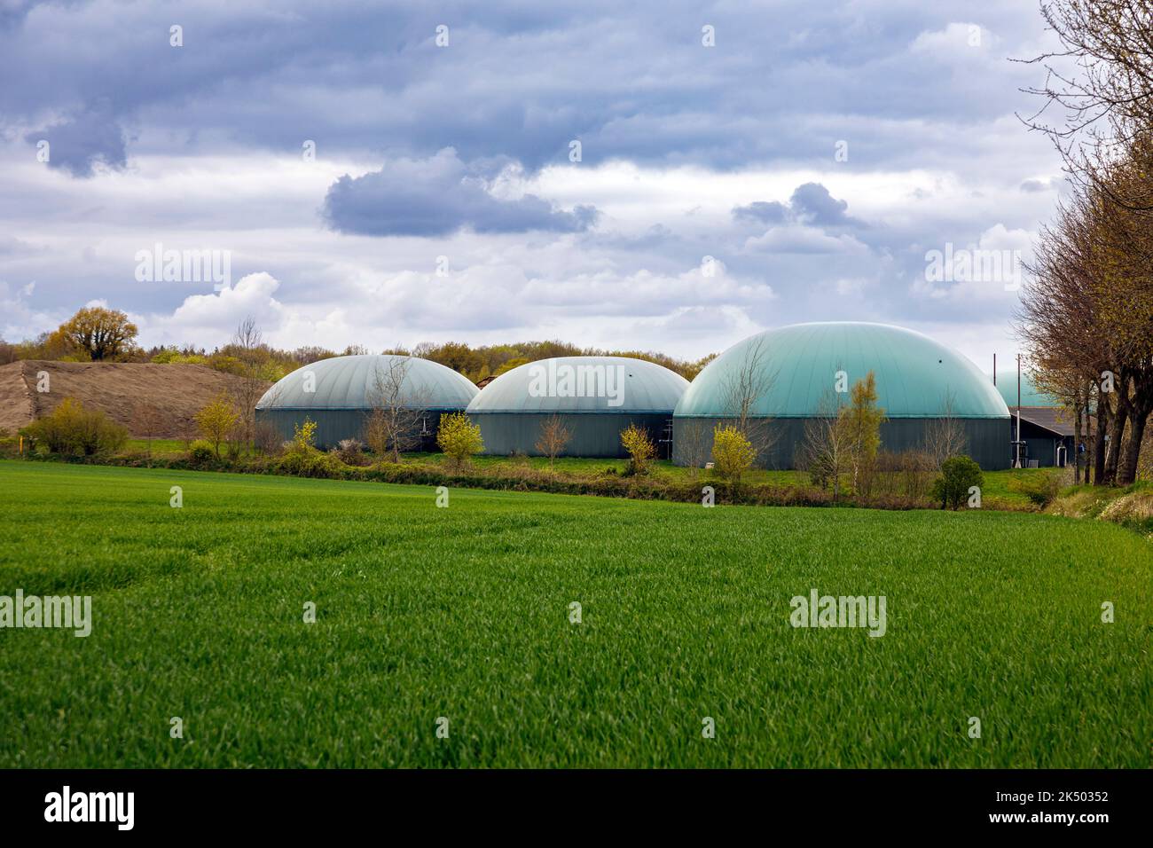 Germany view biogas plant hi-res stock photography and images - Alamy