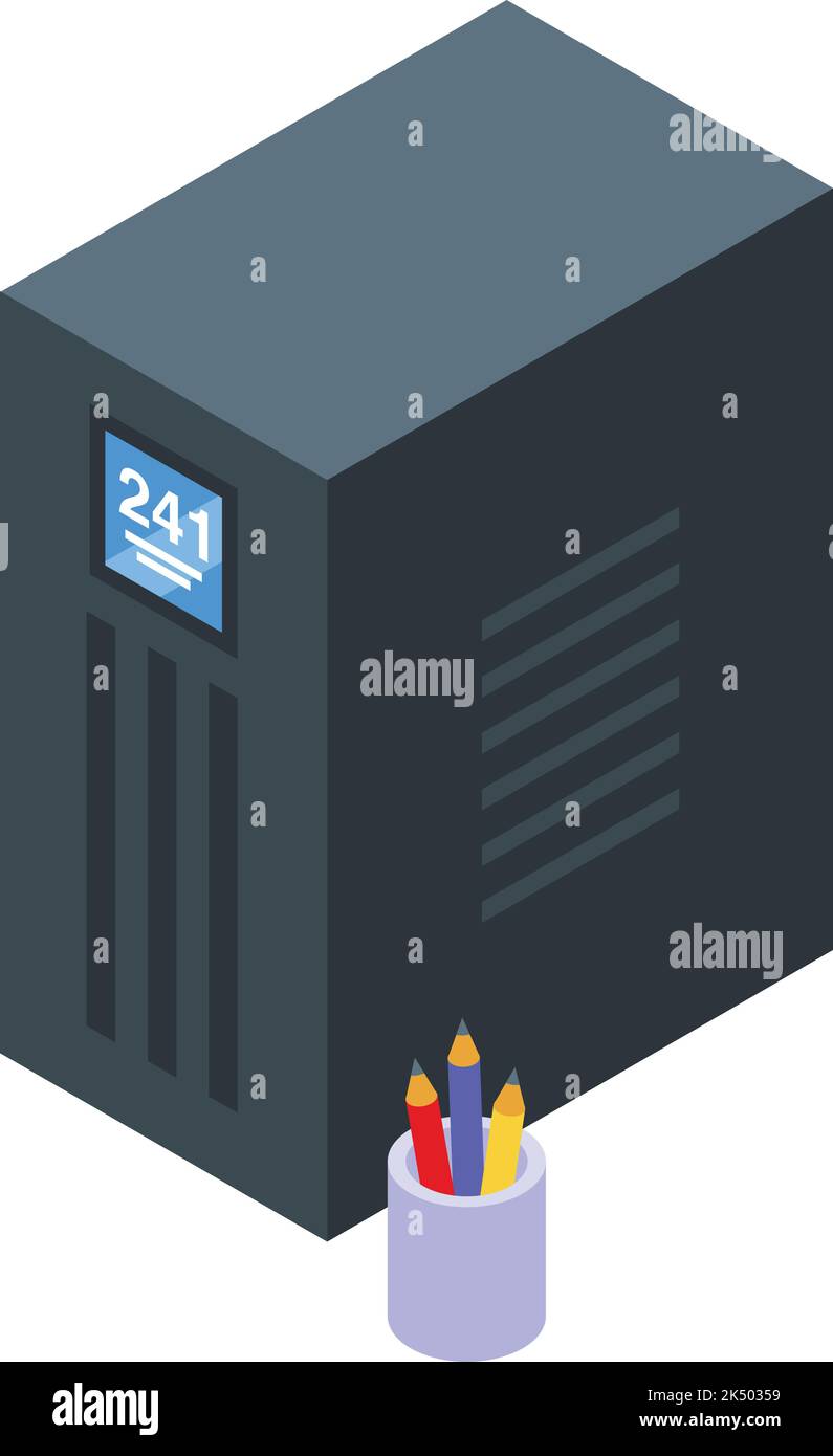 Learning pc block icon isometric vector. Training tool. Online ...