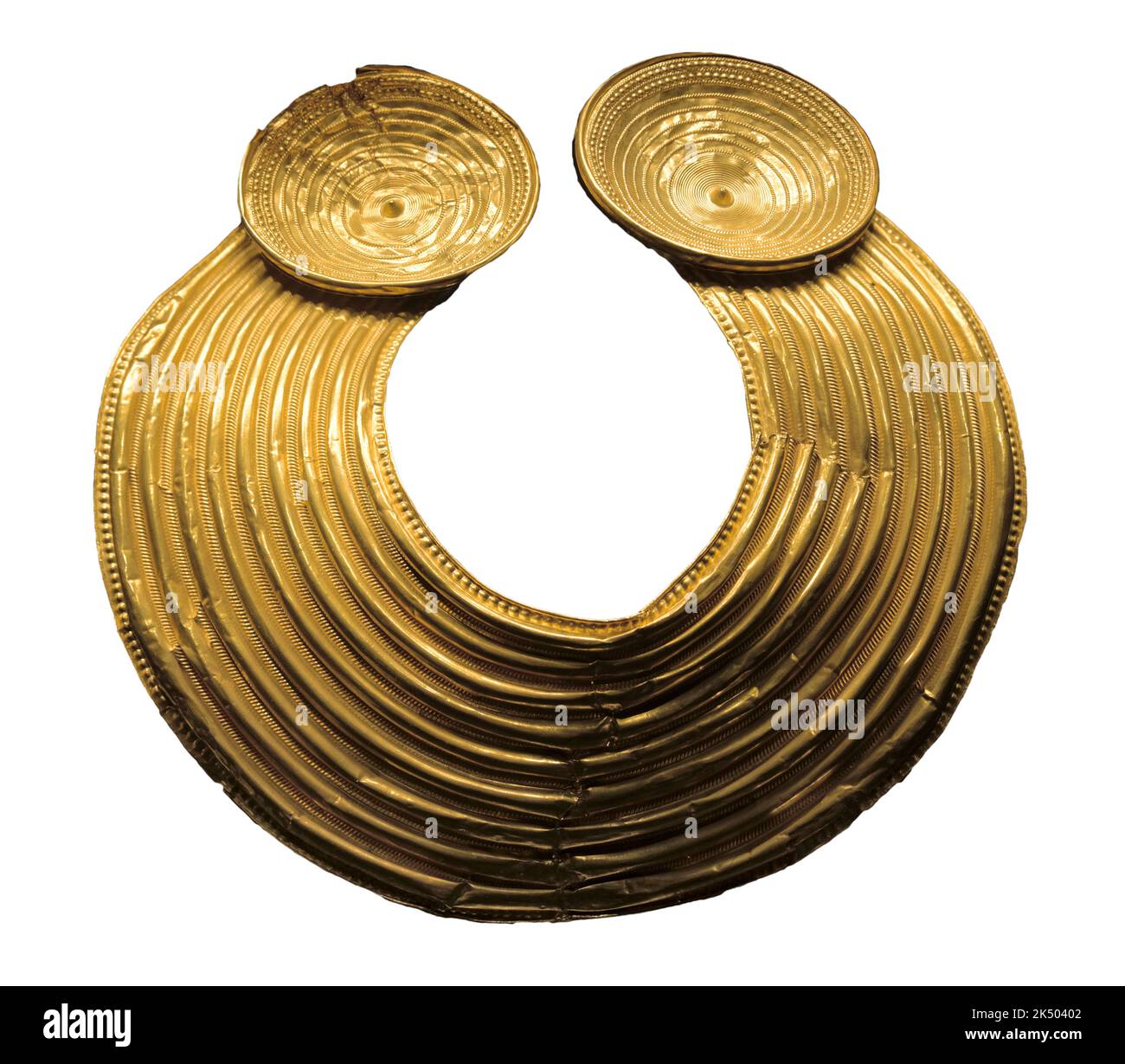 Irish Gorget, gold collar Stock Photo - Alamy