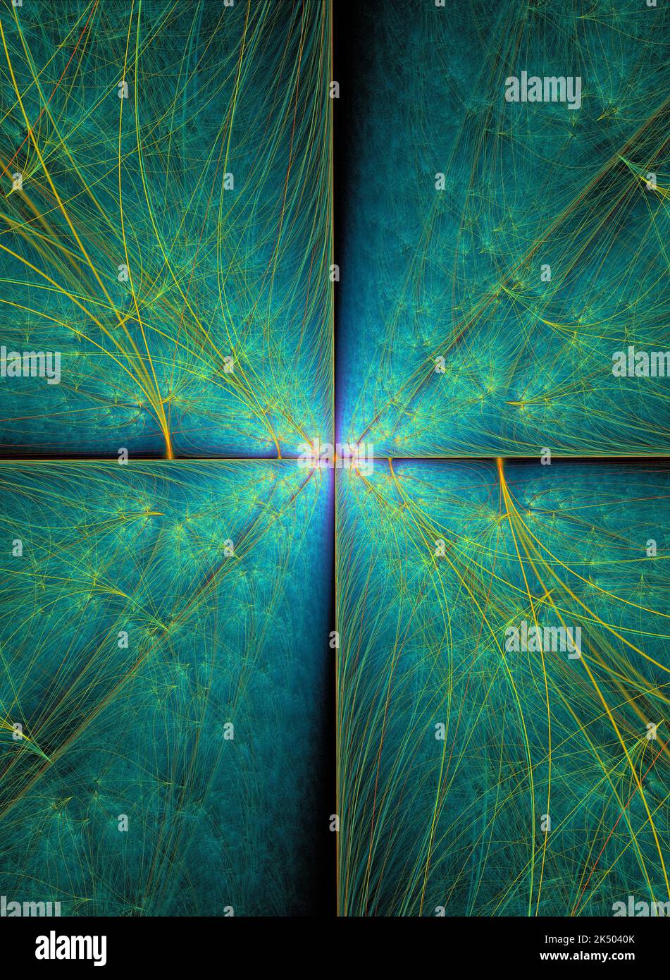 Quantum Superposition mirrored abstract Stock Photo - Alamy