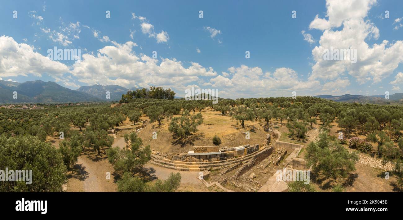 The 'Round Building' of Ancient Sparta Stock Photo - Alamy