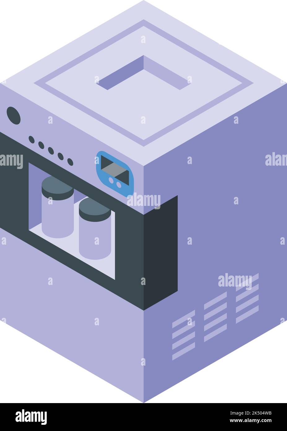 Force oxygen concentrator icon isometric vector. Home equipment ...