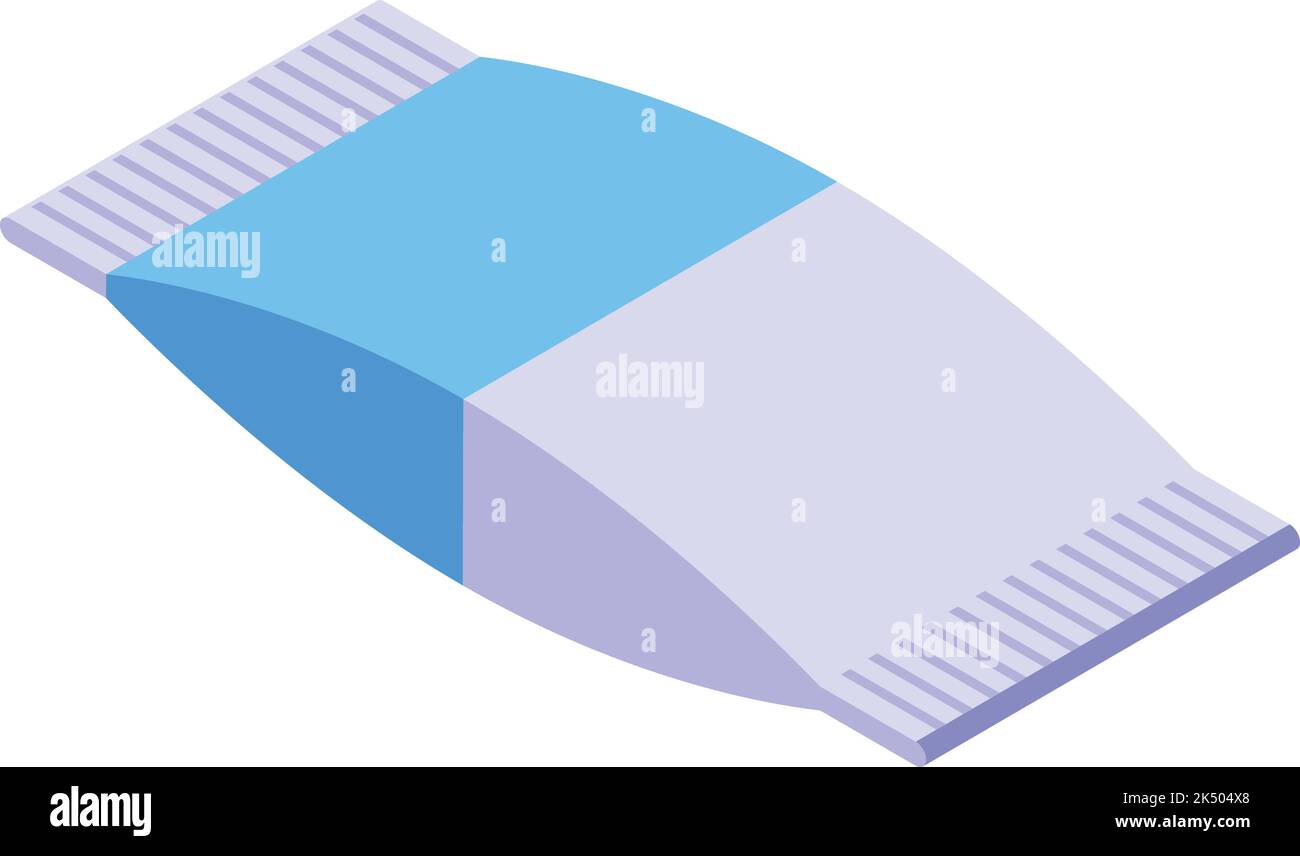 Packet icon isometric vector. Snack pack. Bag package Stock Vector ...