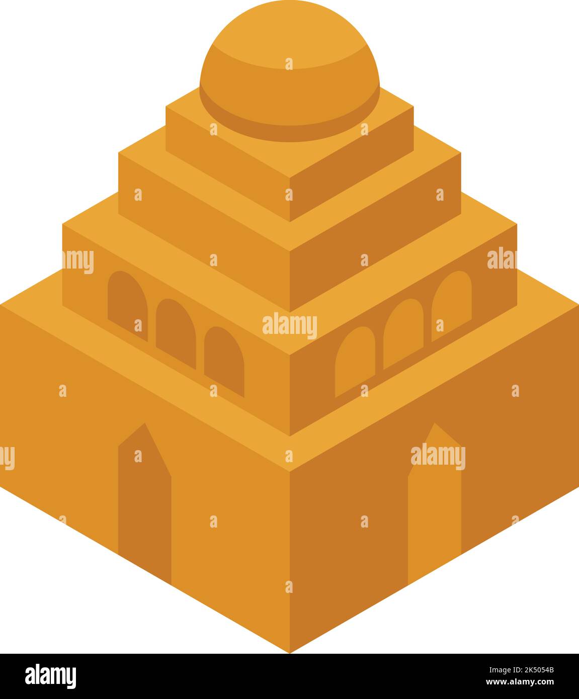 Arabic mosque icon isometric vector. Muslim education. Meeting muslim ...