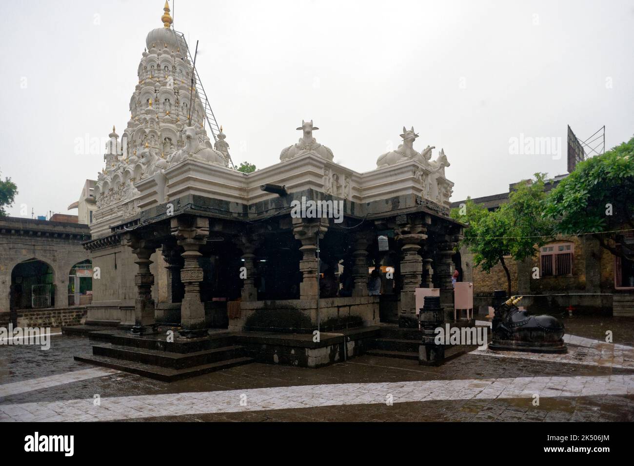 Shree Kapilsiddha Mallikarjun Shiva Temple at Solapur Sholapur Stock ...