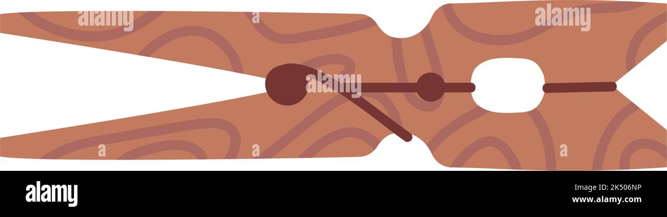 wooden clothespin laundry Stock Vector Image & Art - Alamy