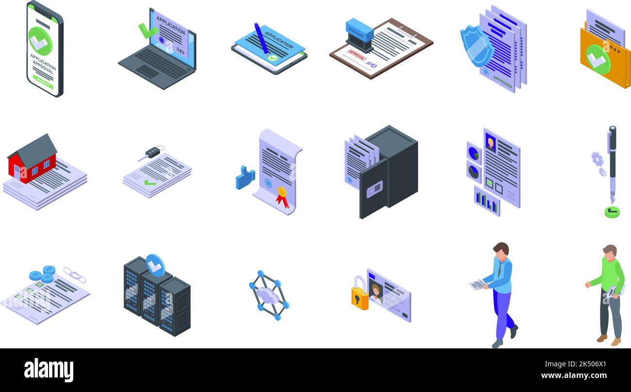 License application confirm Stock Vector Images - Alamy