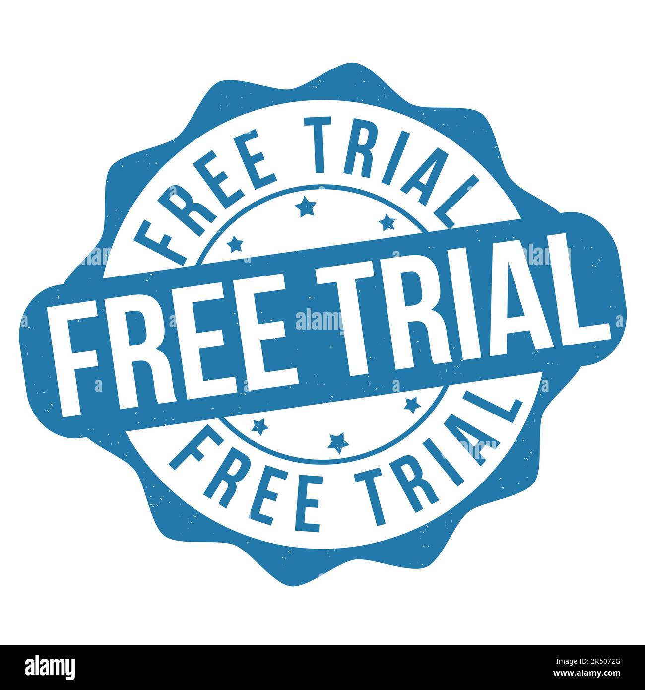 Free trial grunge rubber stamp on white background, vector illustration ...