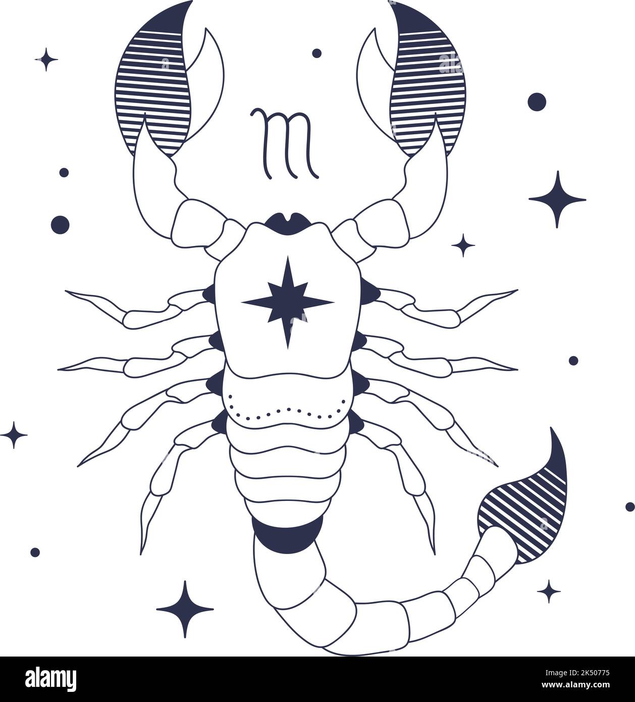 scorpio astrology zodiac sign Stock Vector Image & Art - Alamy