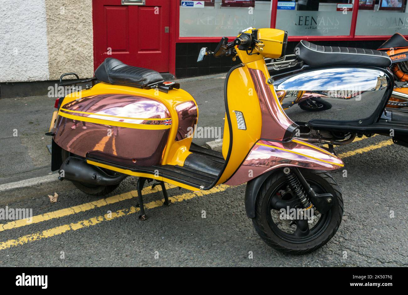Scooter. Ribble Valley Scooter Rally 2022 Stock Photo - Alamy