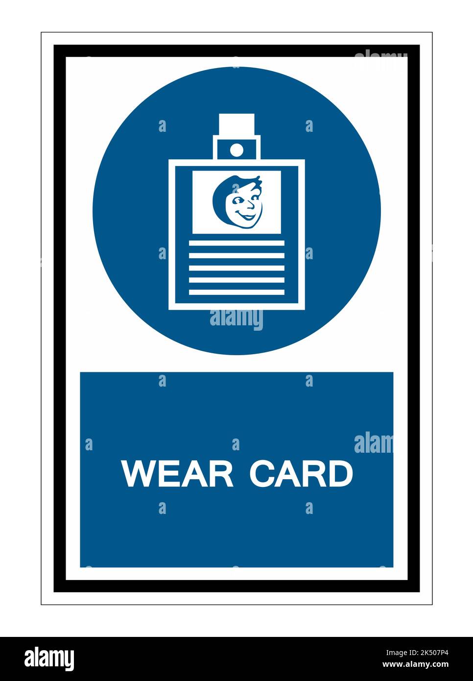 Wear Card Symbol Sign Isolate on White Background,Vector Illustration ...